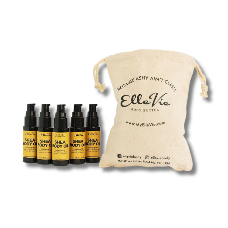 Scented Shea Oil Sample Pack – Elle Vie Body Products